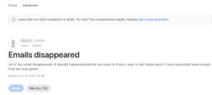 Apple Mail Emails Disappear from INBOX - [SOLVED]