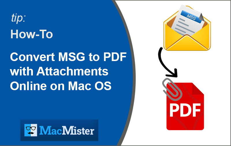 Convert MSG To PDF With Attachments Online On Mac Easy Tricks MacMister