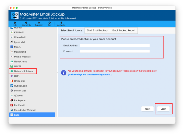 Migrate Email from Network Solutions to Gmail on Mac & Windows