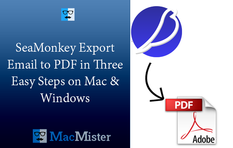 SeaMonkey Export Email to PDF in Three Easy Steps