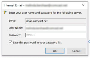 Why is Comcast Email not working in Outlook?